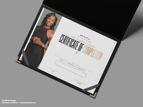 Custom Certificate | BrandRX Creative Co.