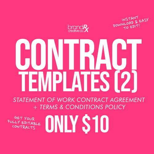 Contract Templates for Graphic Designers | BrandRX Creative Co.