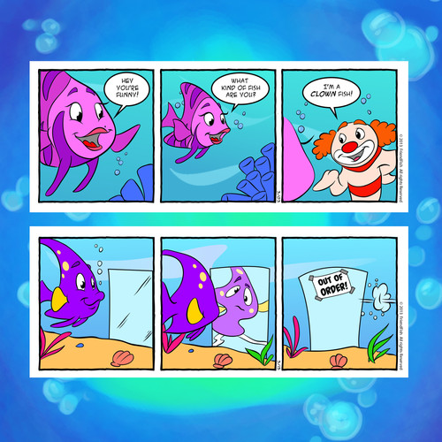 funny fish comic