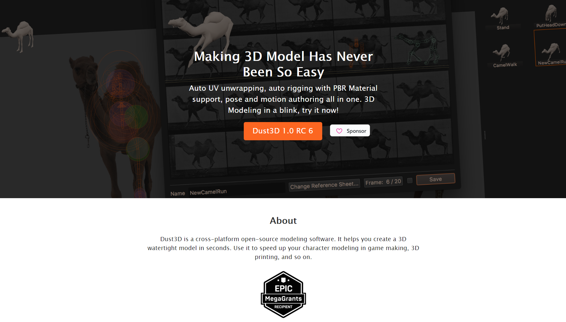 Dust3D Free Open Source 3D Modeler