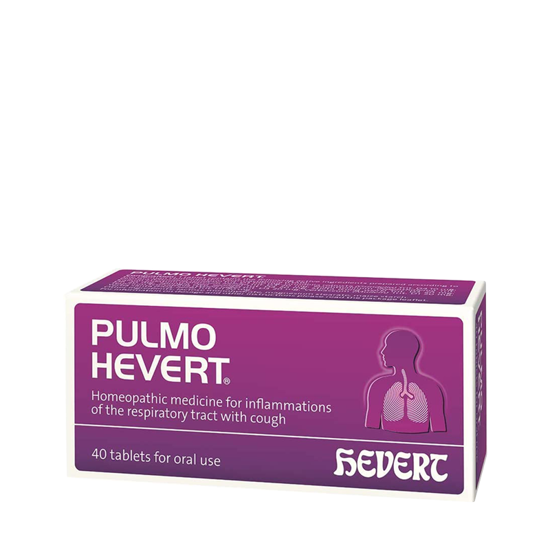 Pulmo Hevert Natural homeopathic remedy, 40 tablets | HomeoMe