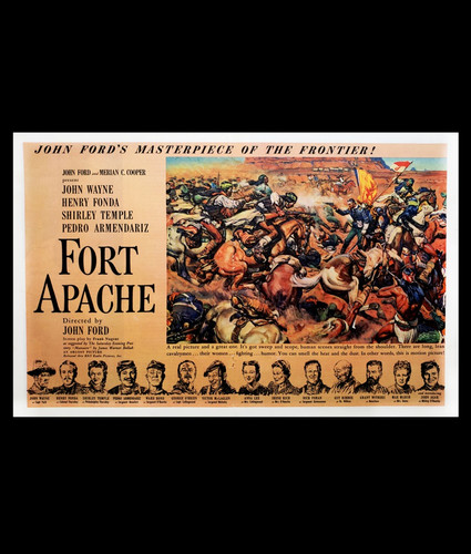 1948 Fort Apache Movie Original Magazine Ad - John Wayne | FlashbacksUSA