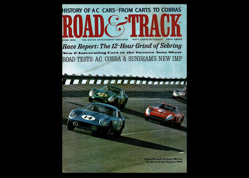 1964 Shelby Cobra Daytona Coupe Race Car Original Magazine Cover ...
