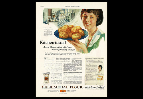 1925 Gold Medal Flour Original Magazine Ad | FlashbacksUSA