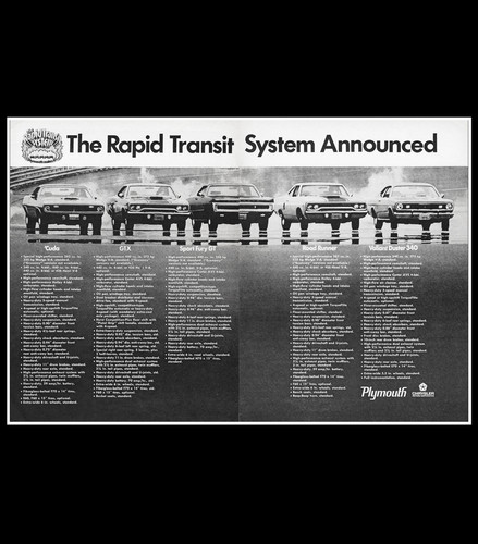 1970 Plymouth Rapid Transit Original Magazine Ad | FlashbacksUSA