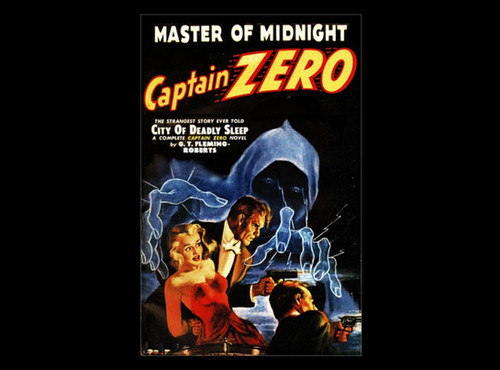 1940's Captain Zero Mystery Stories Detective Pulp Magazine Cover ...