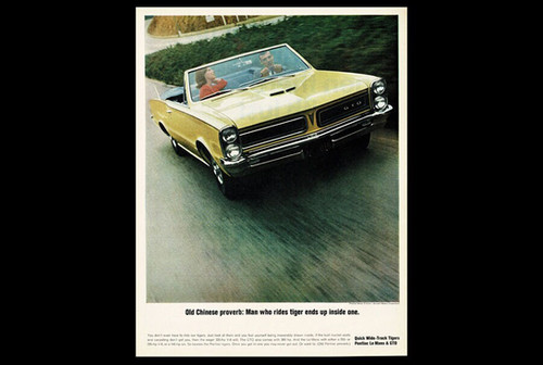 1965 Pontiac GTO Original Magazine Ad | FlashbacksUSA