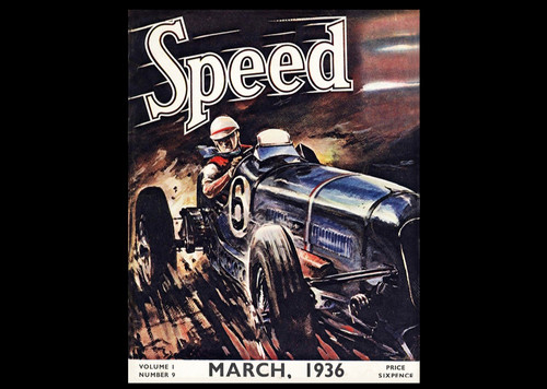 1936 Speed Magazine Cover Poster Print | FlashbacksUSA