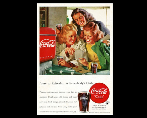 1948 Coca Cola Original Magazine Ad | FlashbacksUSA