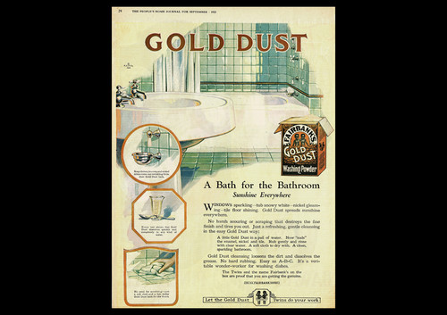 1922 Gold Dust Washing Powder Original Magazine Ad | FlashbacksUSA