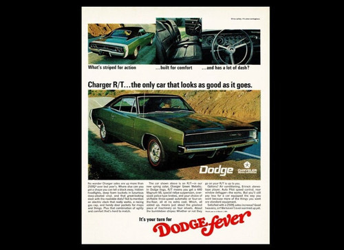 1969 Dodge Charger Original Magazine Ad | FlashbacksUSA