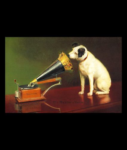 1904 Victrola Phonograph & Nipper The Dog Vintage Magazine Ad Poster ...