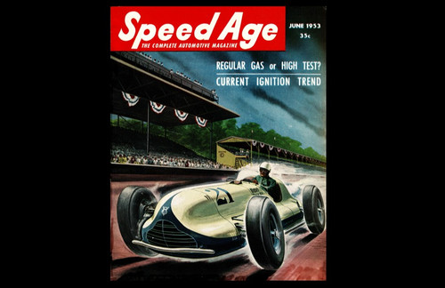 1953 Speed Age Magazine Cover Poster Print | FlashbacksUSA