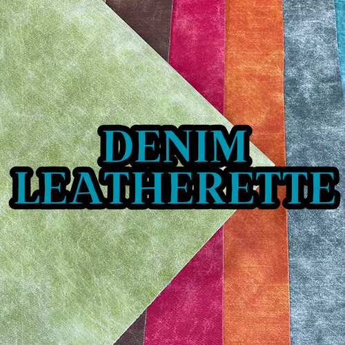 Denim Leatherette | Black Paws Laser