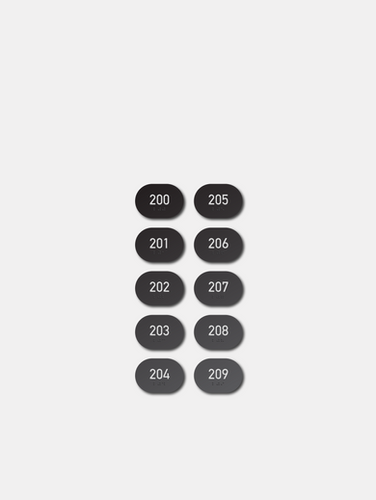 Numbers Triple-Digit Set of 10 Capsule | Made by Boto® | Accessible ...