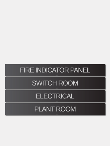 Statutory Fire Safety Signage – 25MM Classic | Customisable | Made by ...