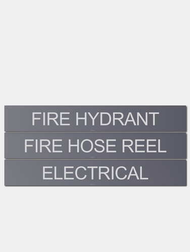 Fire Hydrant/Hose Reel Signage - Statutory 50MM {customisable} Classic ...
