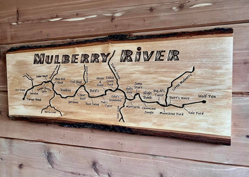 Mulberry River Sign | Arkabilly