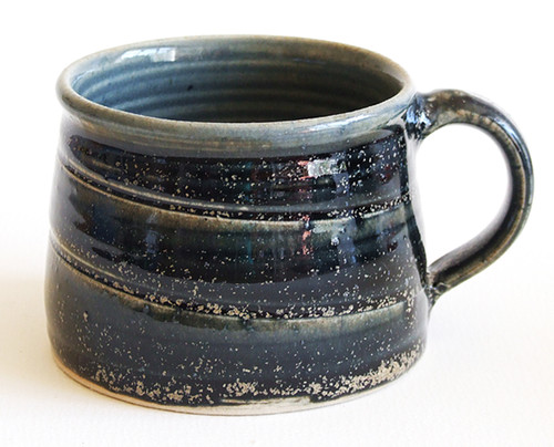 Wide mug in Stardust design. | lea-phillips-pottery