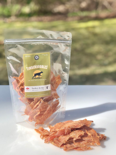 Turkey Jerky, 4 oz | Timberdoodles Treats