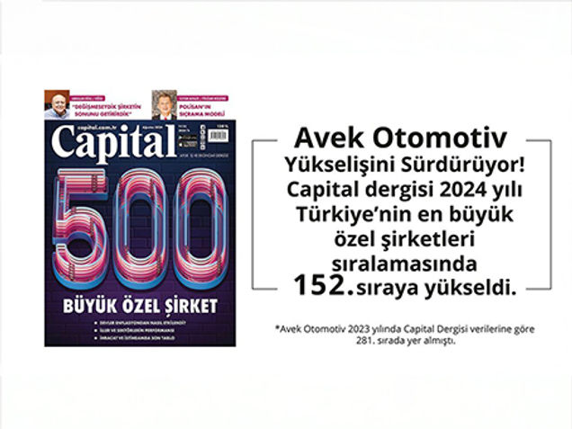 Avek Otomotiv`in İstikrarlı Yükselişi Devam Ediyor!