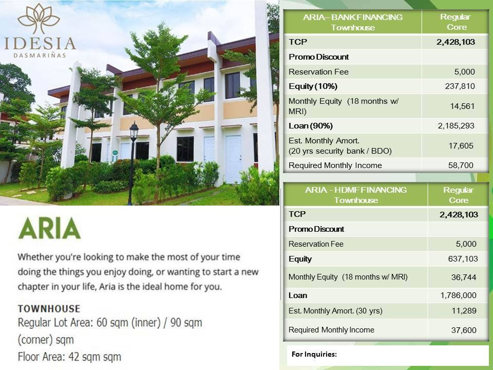 IDESIA - Aria - Houses in the Philippines