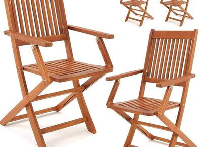 4 garden chairs made of acacia wood | Mcafee S