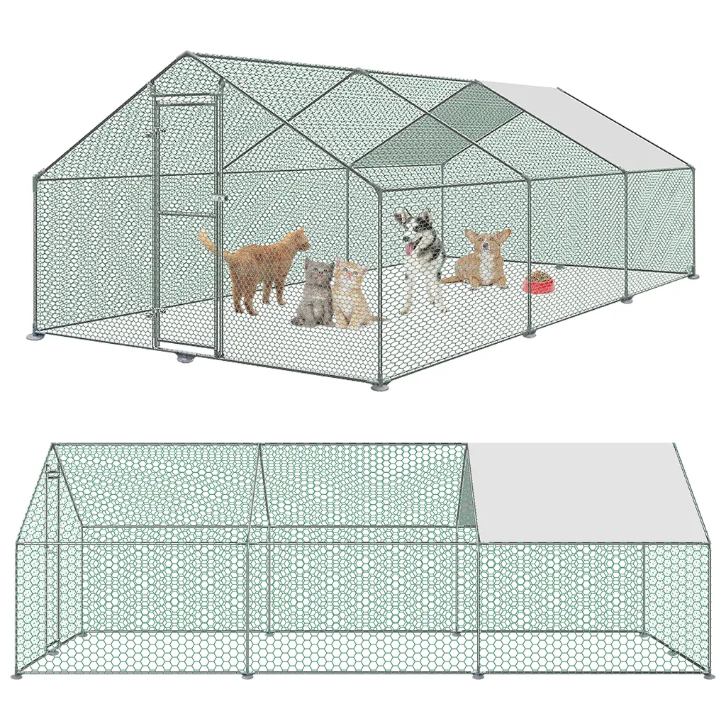 3x6x2m Chicken Coop Animal Enclosure Outdoor Enclosure | Mcafee S