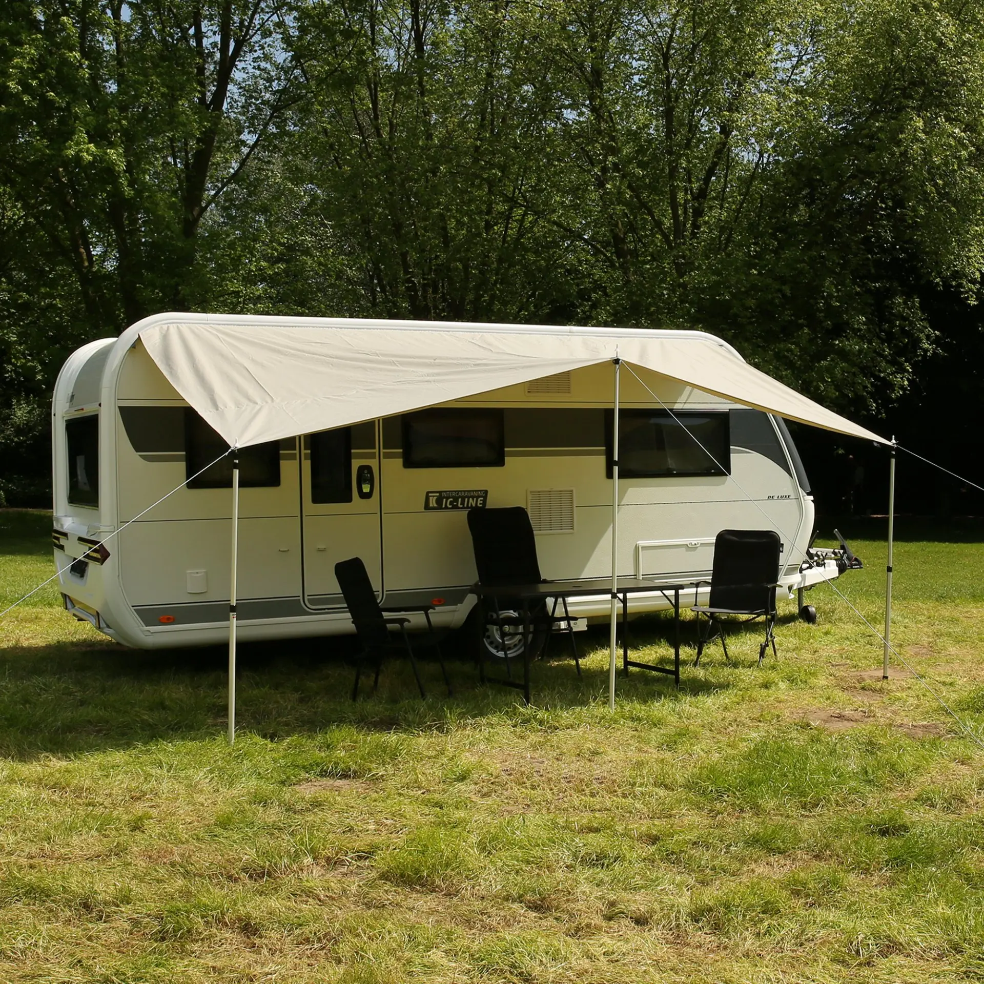 Caravan Awning Caravan Tarp 4 x 2.4 m Sun Canopy I | Mcafee S