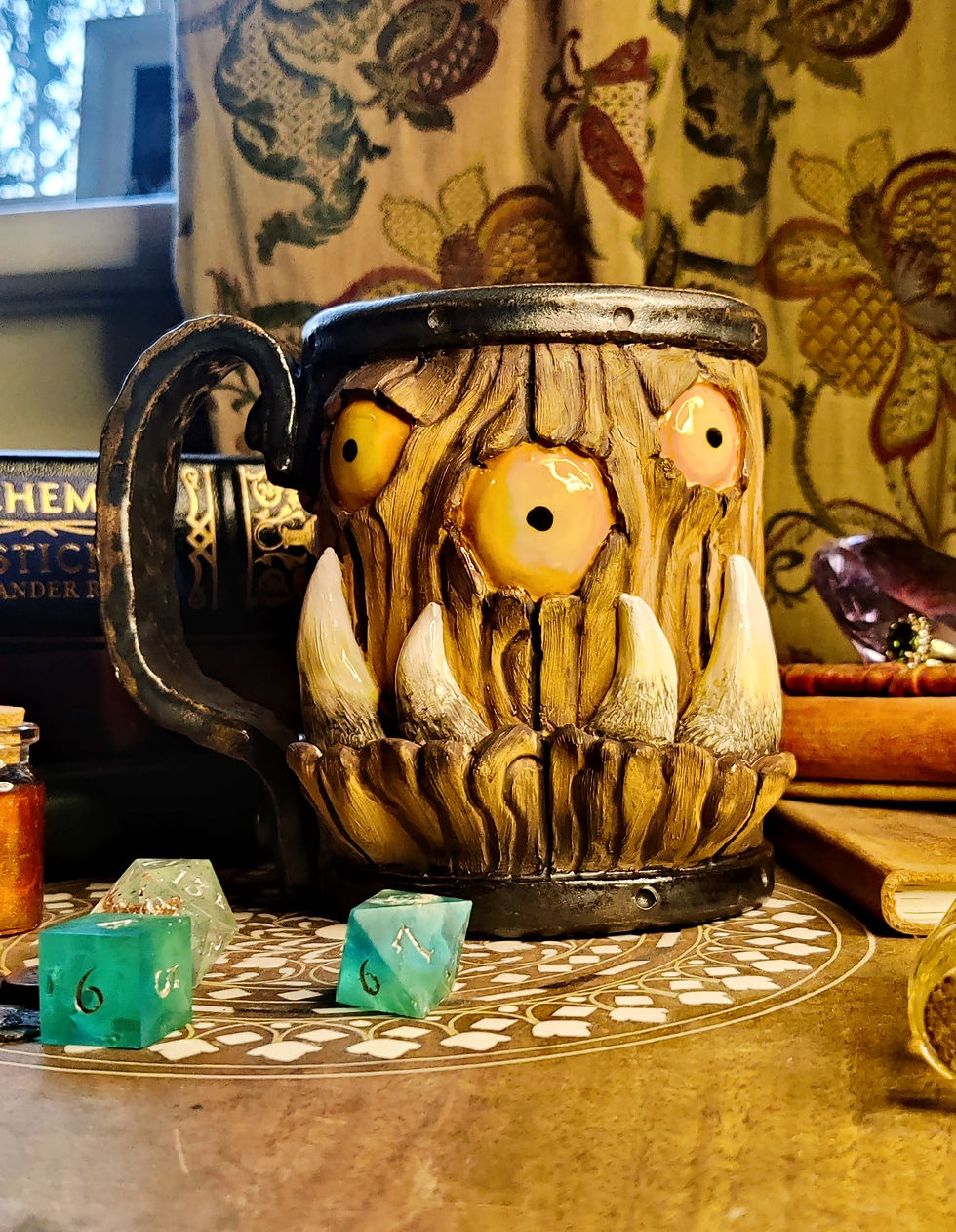 Mimic Themed Mugs & Stickers | The Monster Inn