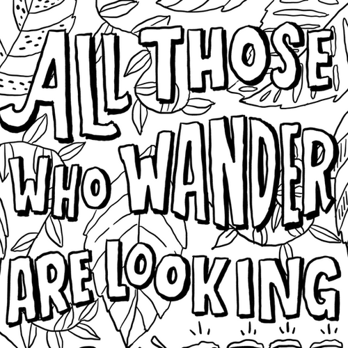 Wander Coloring Page | Wandering Gypsy