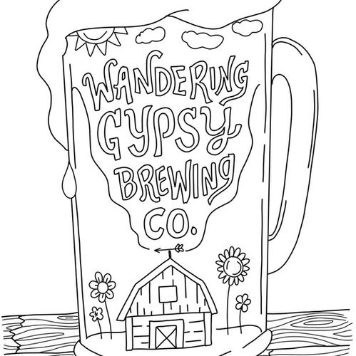 Brew Coloring Page | Wandering Gypsy