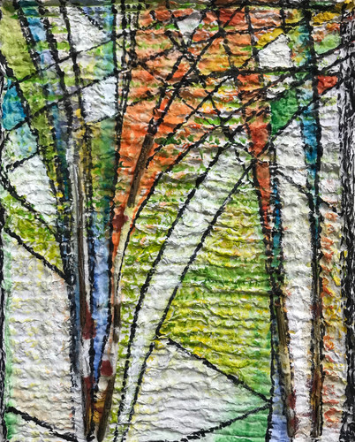 Freeform Trees, 8" x 10" | AEV Fine Art