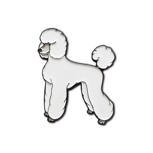 Enamel Pin "Standart Poodle Dog" | makeheadsturn