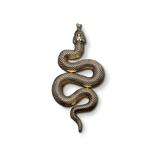 Golden Pin "Snake" | makeheadsturn