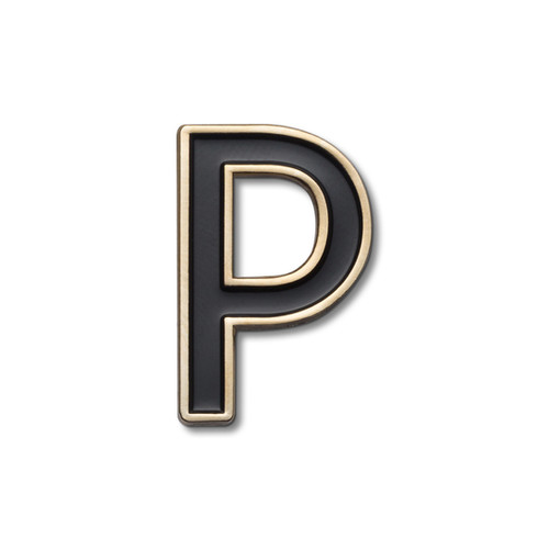 Enamel Letter P Pin | makeheadsturn