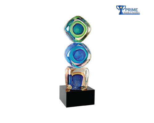 Stacked Blocks Art Glass | Prime Awards Ja