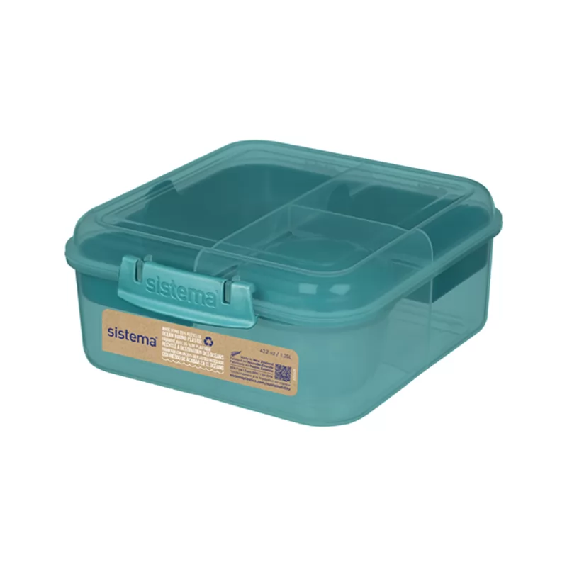 Sistema Ocean Bound Plastic 1.25L Bento Cube | Duke Essentials, Lewisham