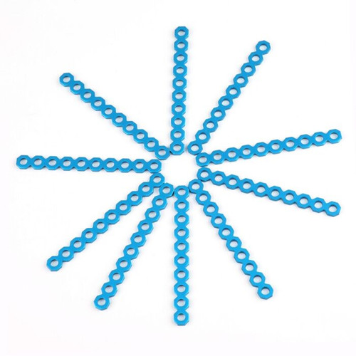 Makeblock Cuttable Linkage 080 - Blue (10-Pack) | MakeBlock