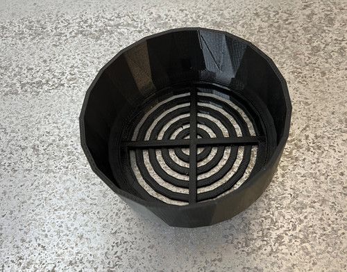 Electric motor fan cowl up to 245mm OD - 3D printed | MTP Services shop