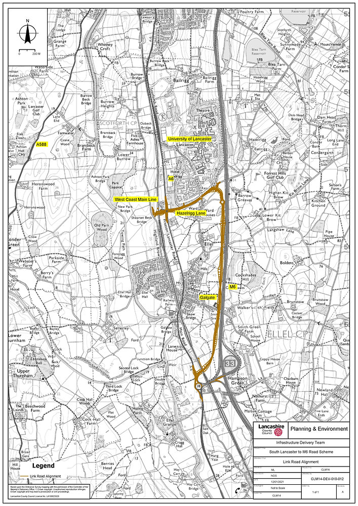 28 January 2023 Confusion grows over South Lancaster Road Scheme