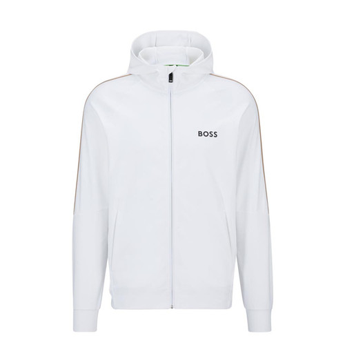 HUGO BOSS Mens Boss x Matteo Berrettini Jacket White | Urban Equipment
