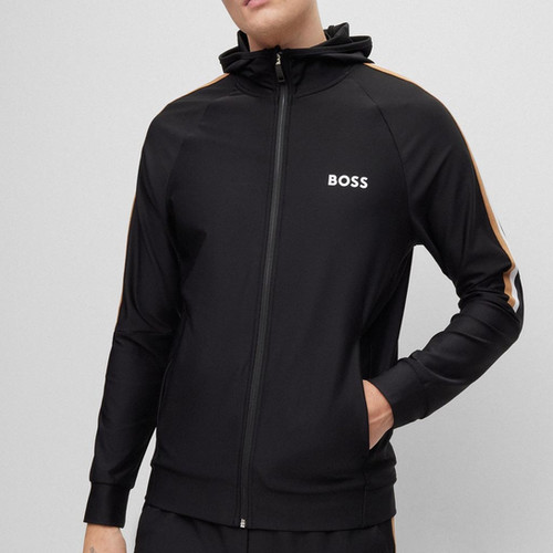HUGO BOSS Mens Boss x Matteo Berrettini Jacket Black | Urban Equipment