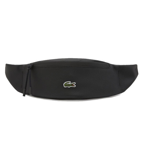 LACOSTE Canvas Zippered Fanny Pack Black | Urban Equipment