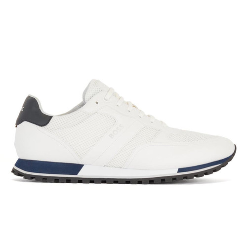 HUGO BOSS Mens Parkour Sneakers Open White 26A | Urban Equipment