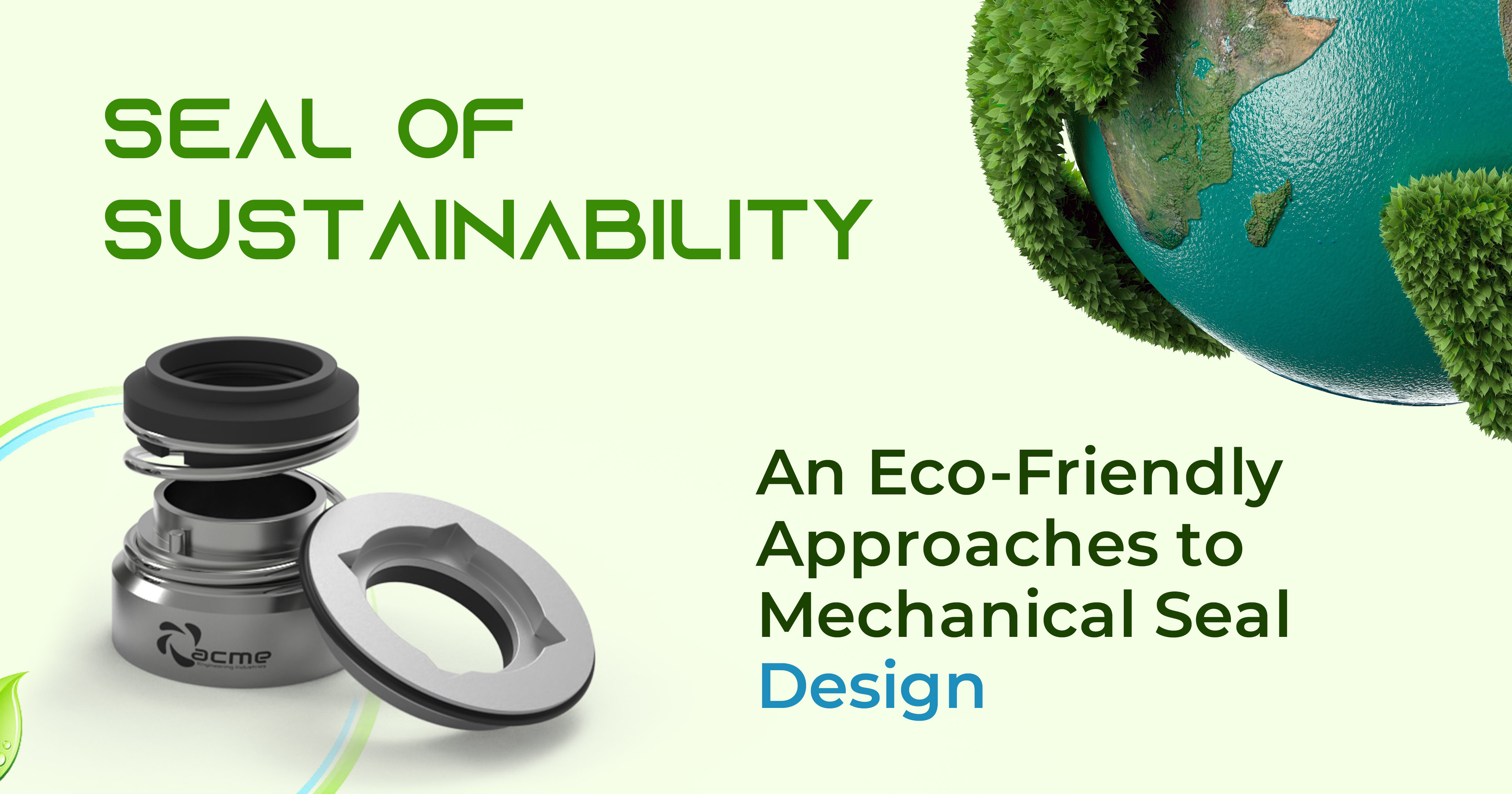 Sustainable Sealing Environmentally Friendly Strategies For Mechanical