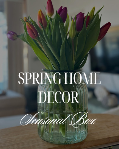 Spring Home Decor Seasonal Box | The Wisteria Tree