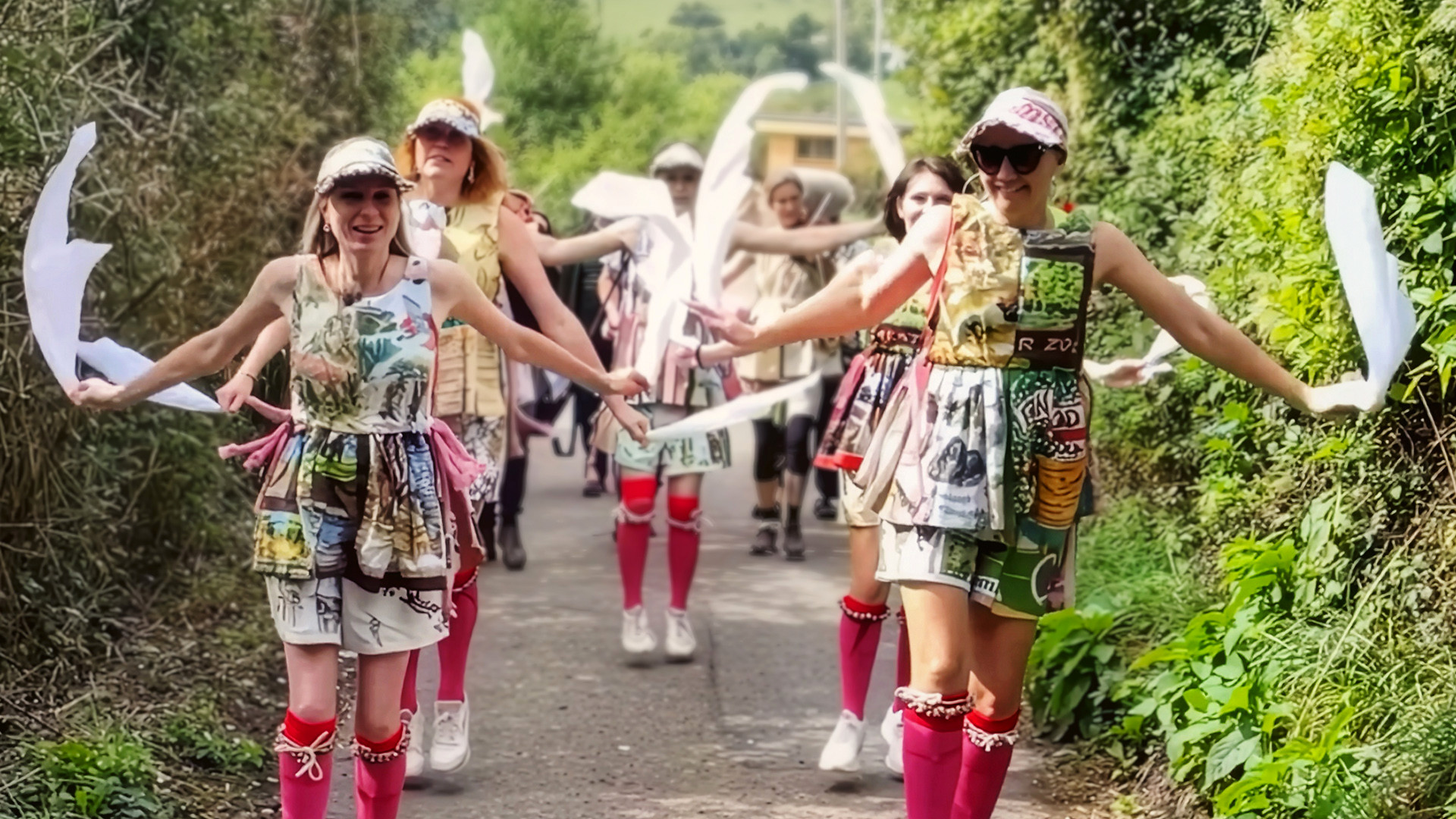 Boss Morris on Rodborough Common