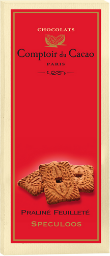 COMPTOIR DU CACAO SPECULAAS FLAKY CHOCOLATE BAR