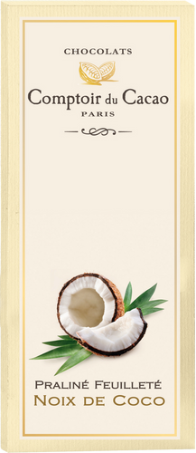 COMPTOIR DU CACAO COCONUT FLAKY CHOCOLATE BAR